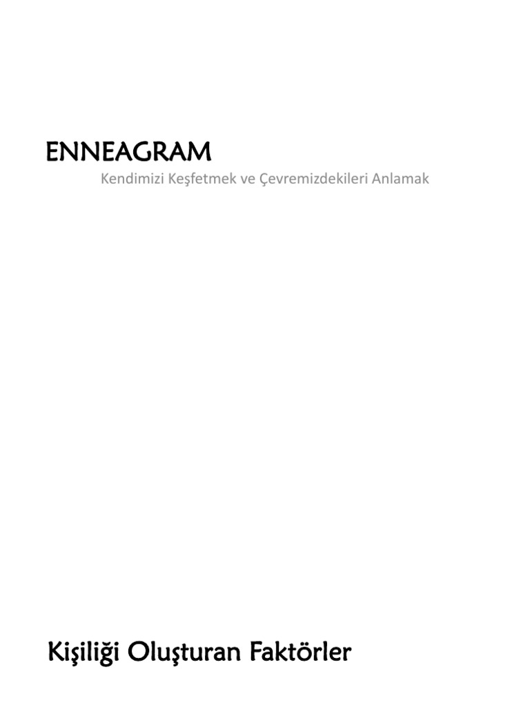 Enneagram | PDF