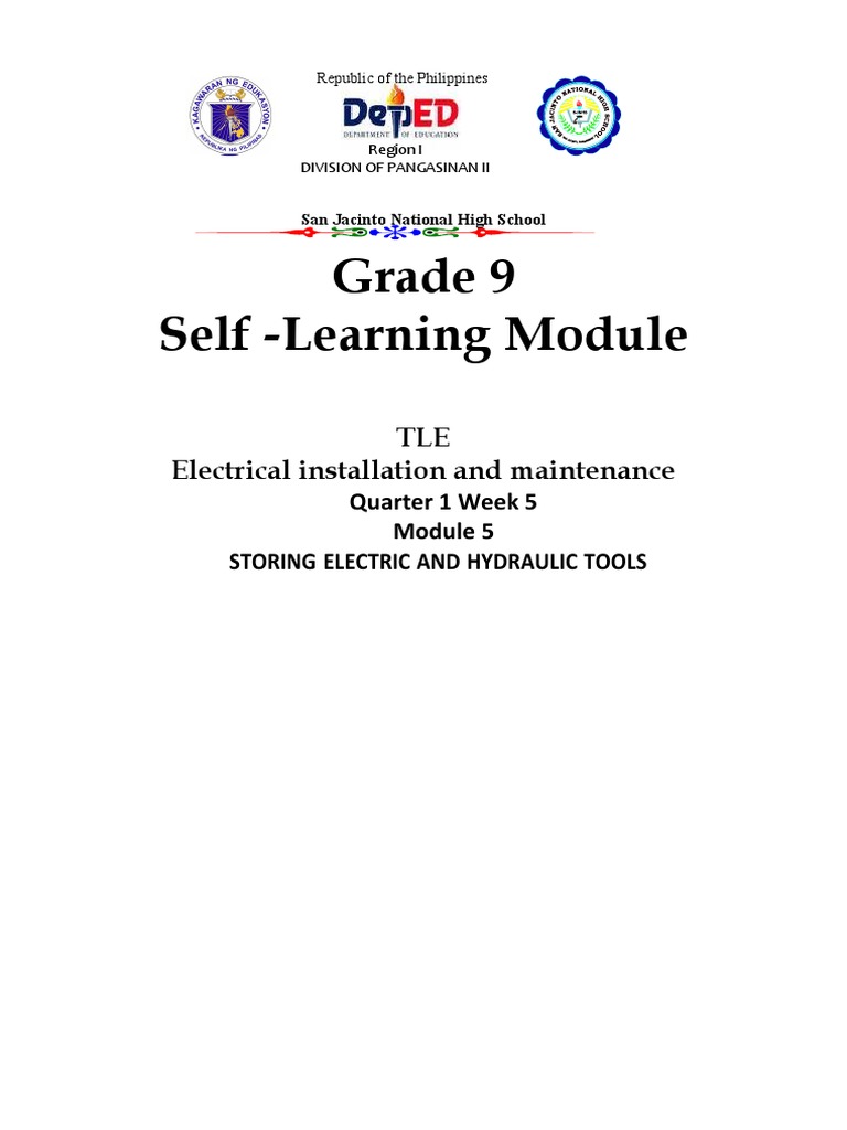Tle Eim Week 5 | PDF | Gasoline | Personal Protective Equipment