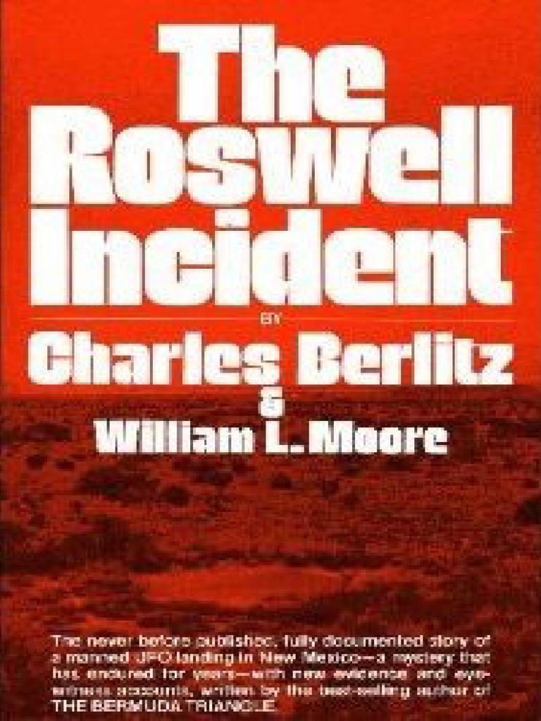 The Roswell Incident by Charles Berlitz | PDF | Unidentified Flying Object | Apollo Program