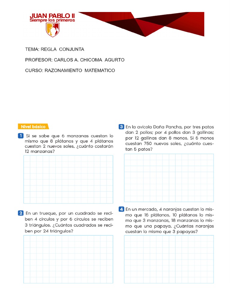 Regla Conjunta | PDF