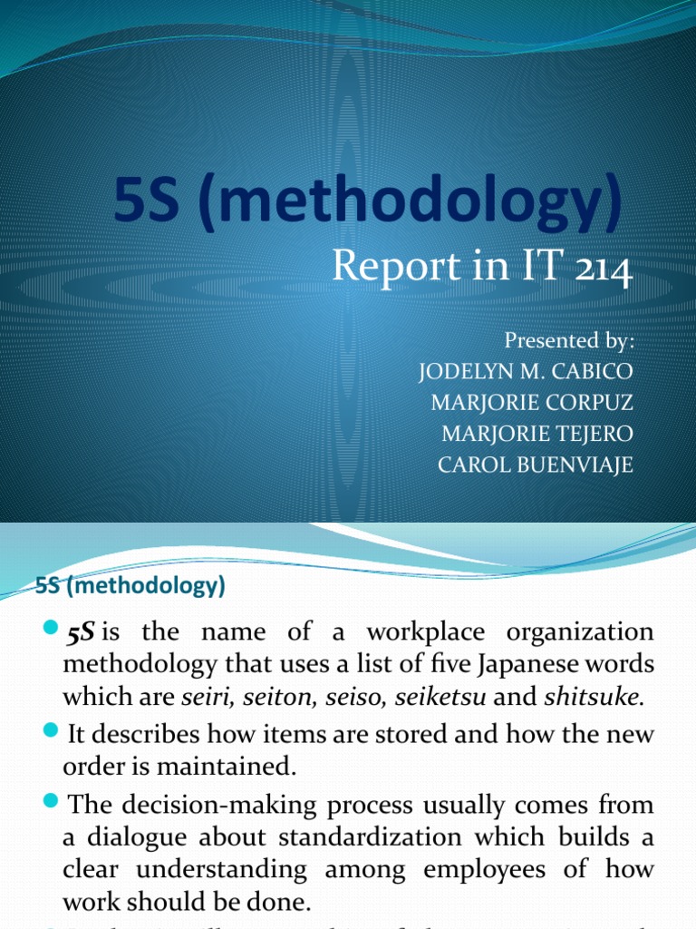 Fdocuments In 5s Methodology Pdf Lean Manufacturing Business