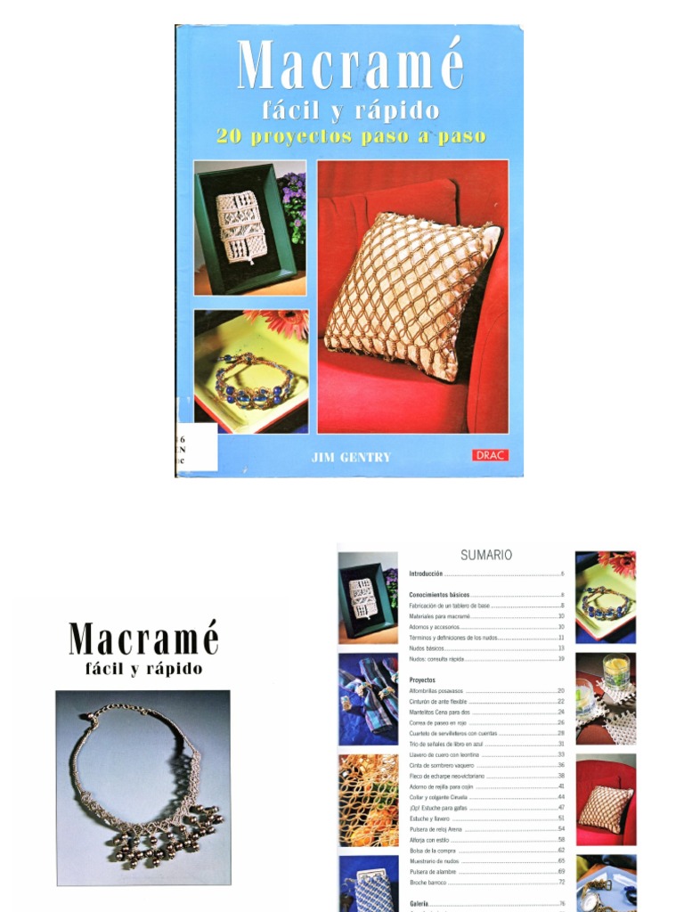Libro Macrame Facil y Rapido+ | PDF | Ficción general