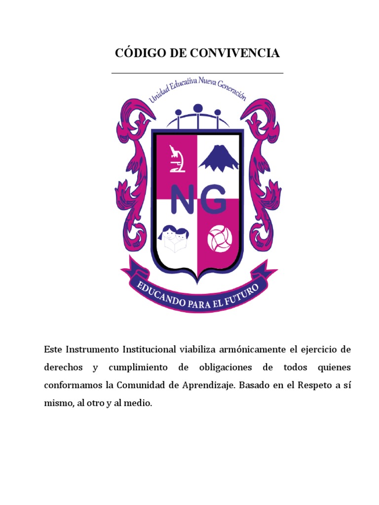 Código De Convivencia Pdf Discriminación Estudios De Género
