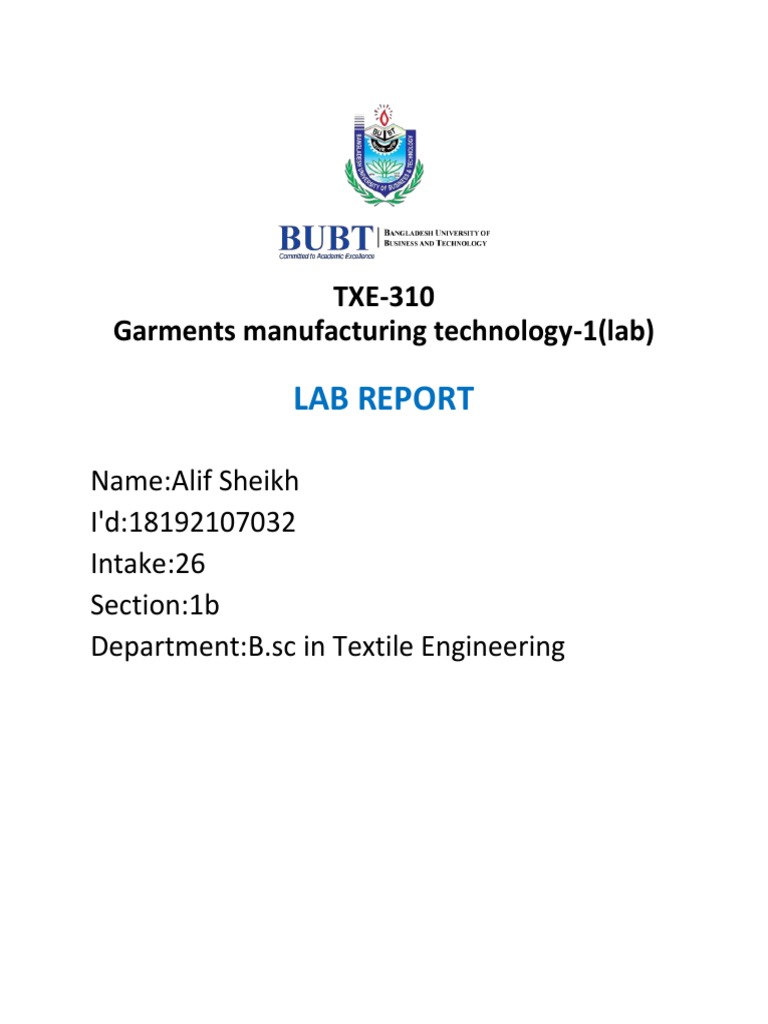 Study On Different Types of Industrial Stitch and Sample Development ...