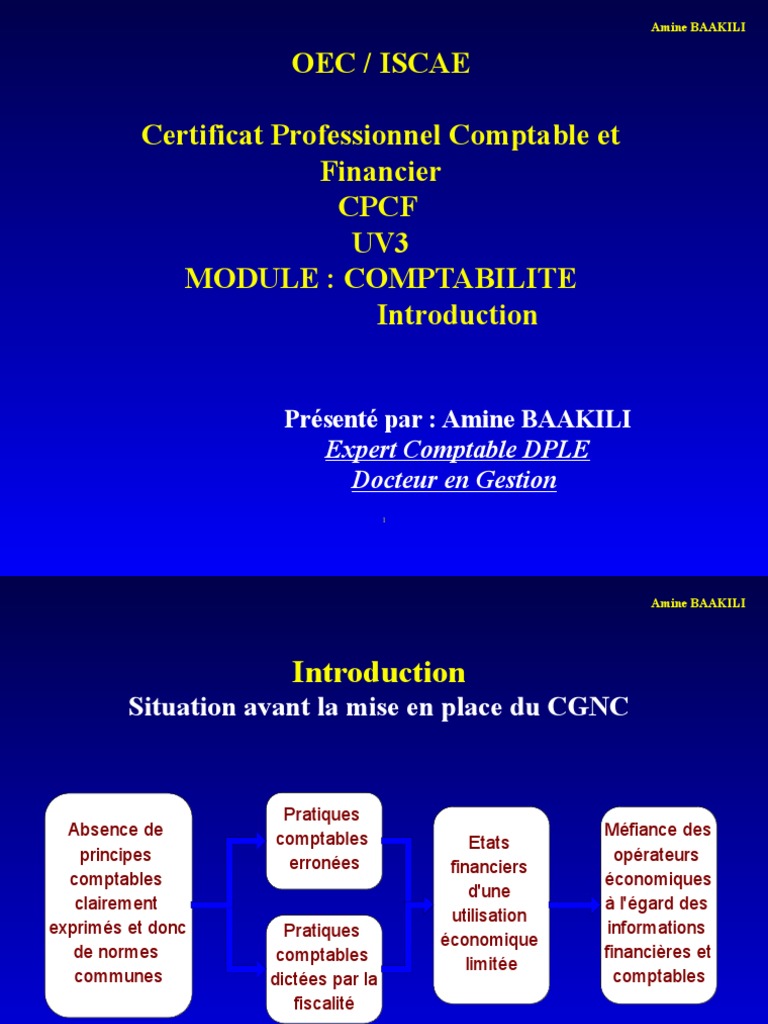 Introduction À La Comptabilité ISCAE | PDF | Comptabilité | Fonds de roulement