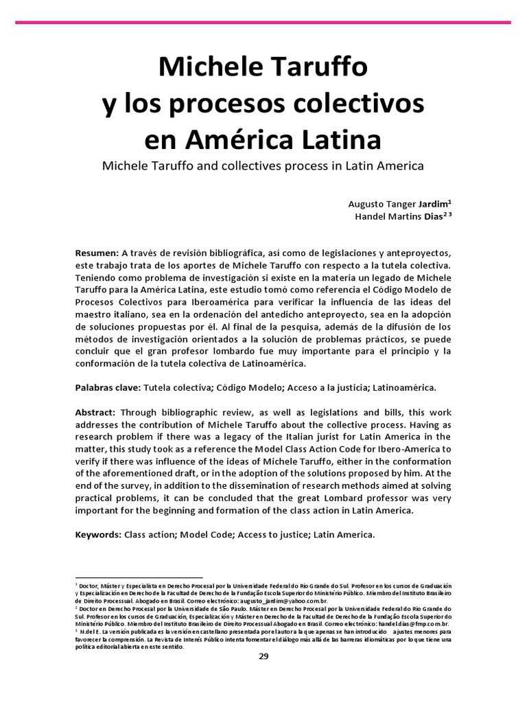 Taruffo | PDF | Ley procesal | Brasil