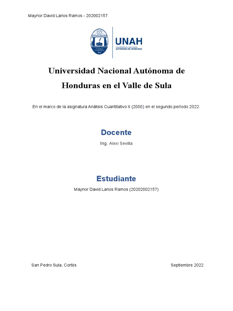 Maynor David Larios Ramos - Resumen CAP 6, 7 - 202002157 - ANÁLISIS II ...