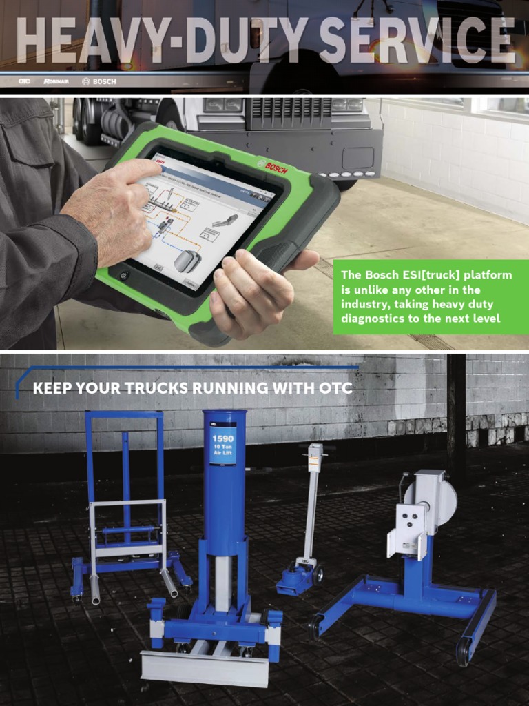 2005 1028-Bosch Otc Heavy Duty Flyer 10 13 | PDF | Truck | Tire