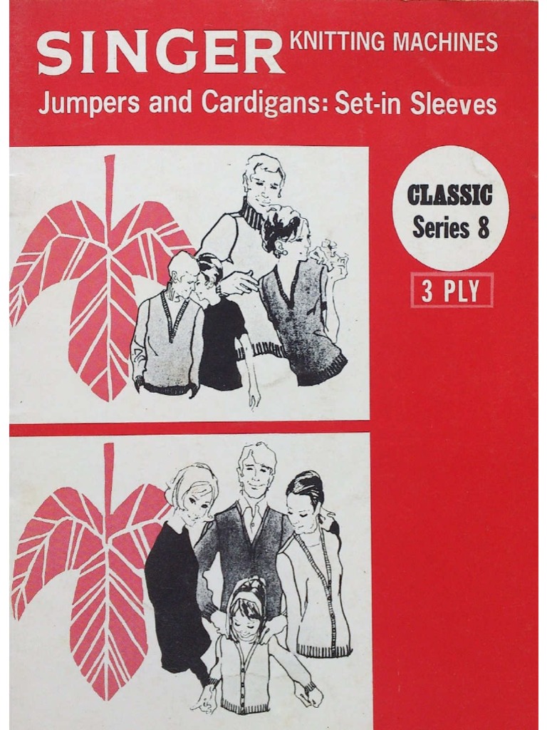 Singer Jumpers and Cardigans Set-In Sleeves 3 Ply | PDF