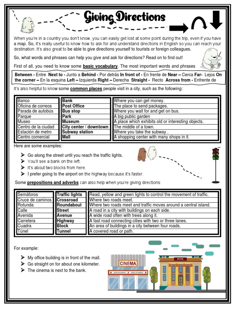 Giving Directions | PDF | Traffic | Transport