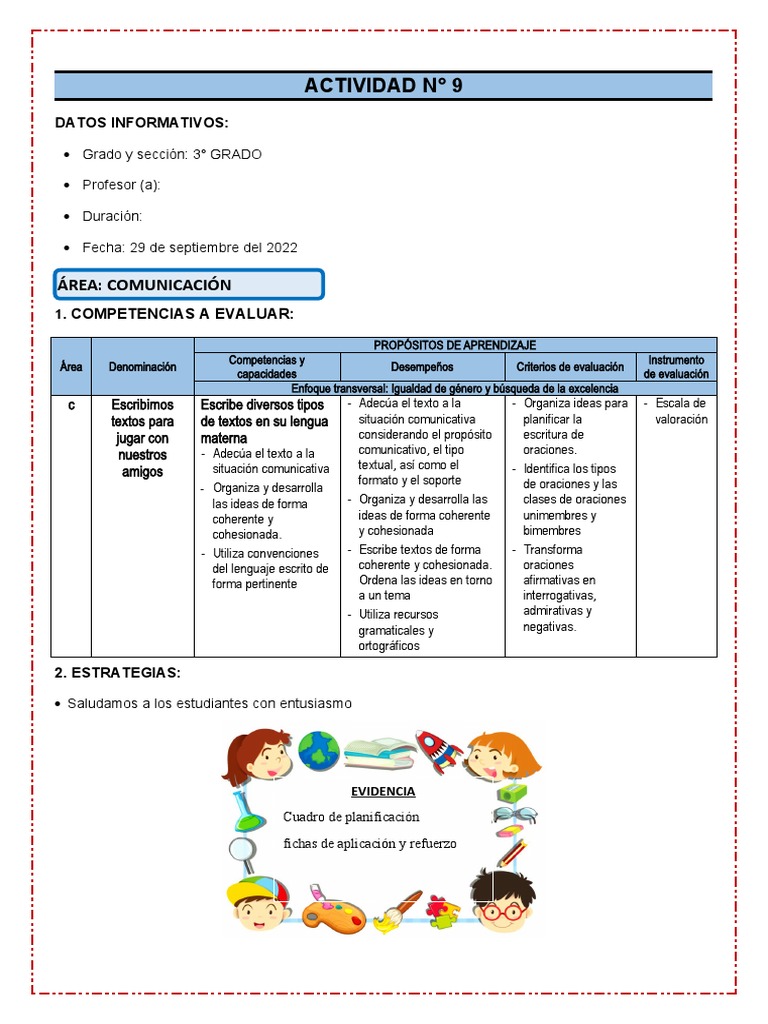 3° Grado - Actividad Del 29 de Setiembre | PDF | Fuerza | Fricción