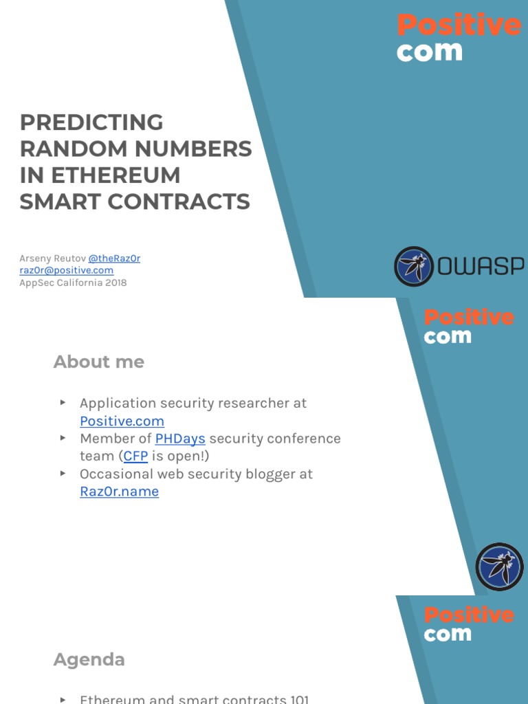 Predicting Random Numbers: An Analysis of Vulnerable Pseudorandom ...