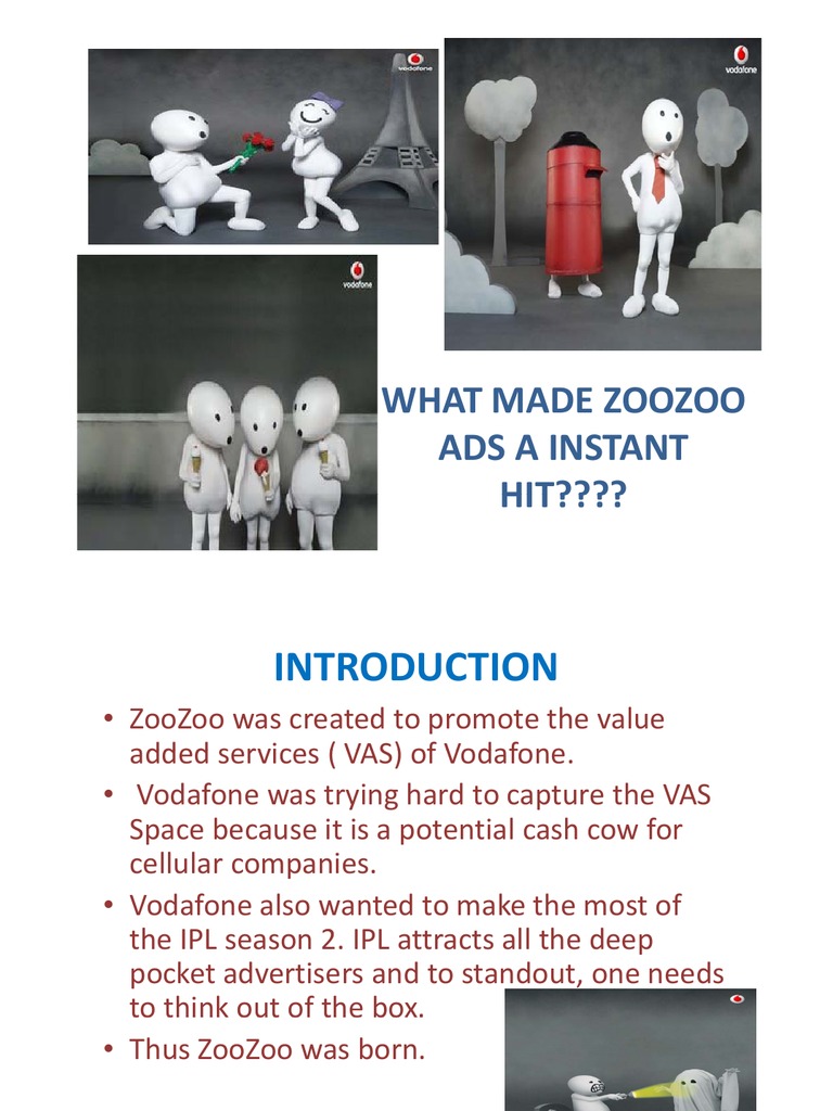 Success of Vodafone's ZooZoo Ads | PDF | Business