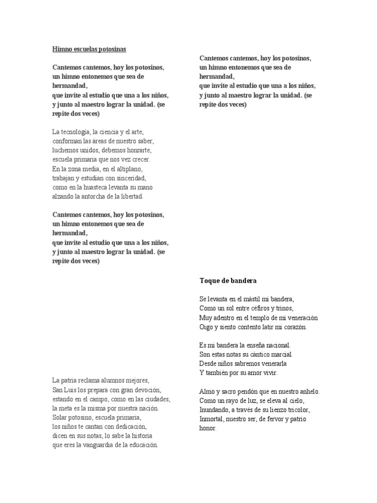 Letras de Himnos | PDF