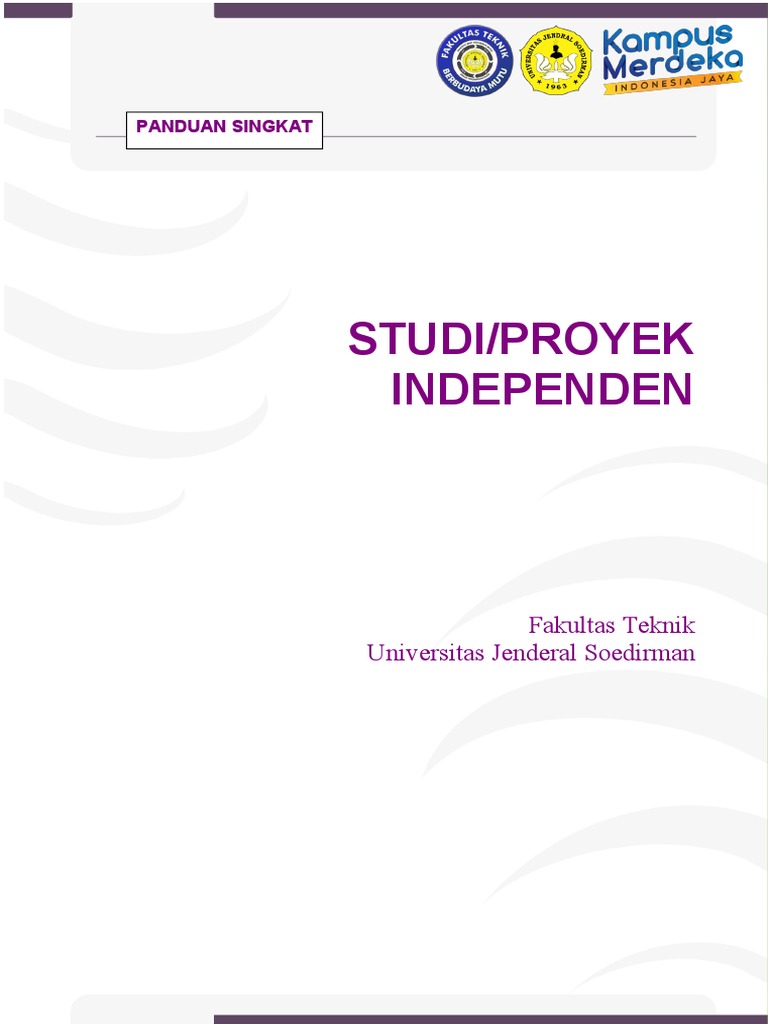 Panduan Proyek Independen FT Unsoed | PDF | Seni