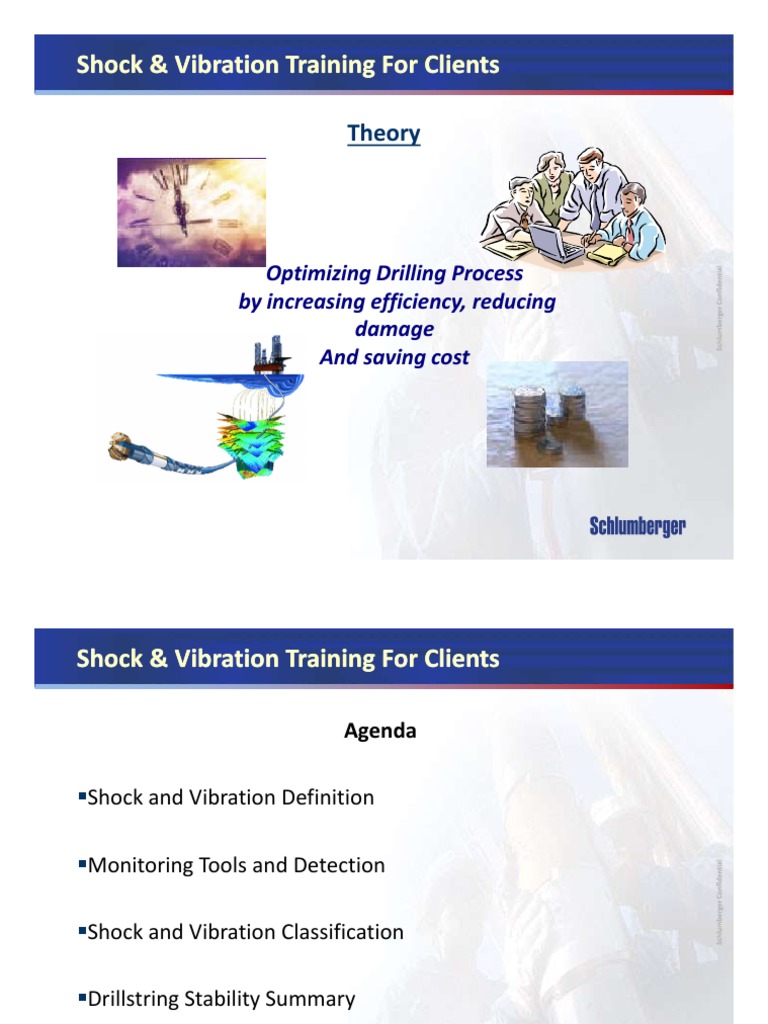 Shock & Vibration Training | PDF | Drilling | Mechanical Engineering