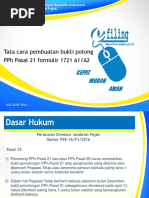 Template PPh 21 Coretax Bulanan | PDF