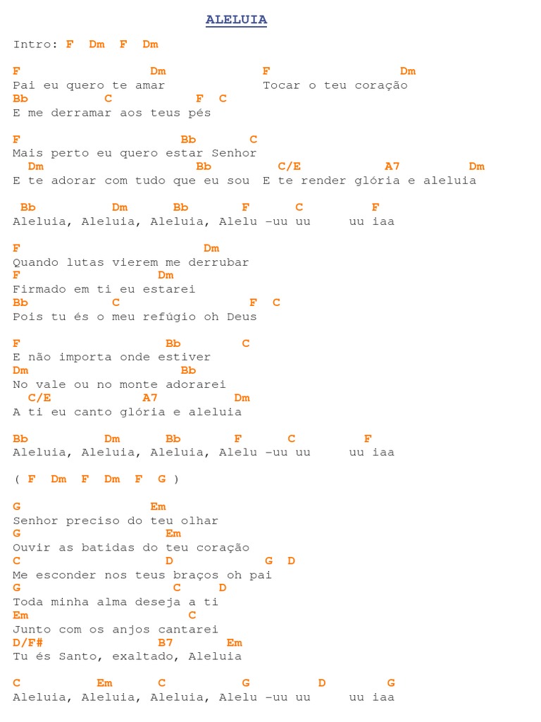 Aleluia - Hallelujah | PDF