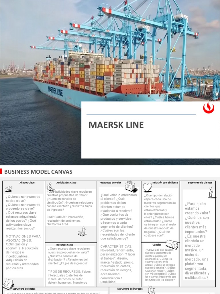 Matriz de Canvas Maersk Line | PDF | Cliente | Business