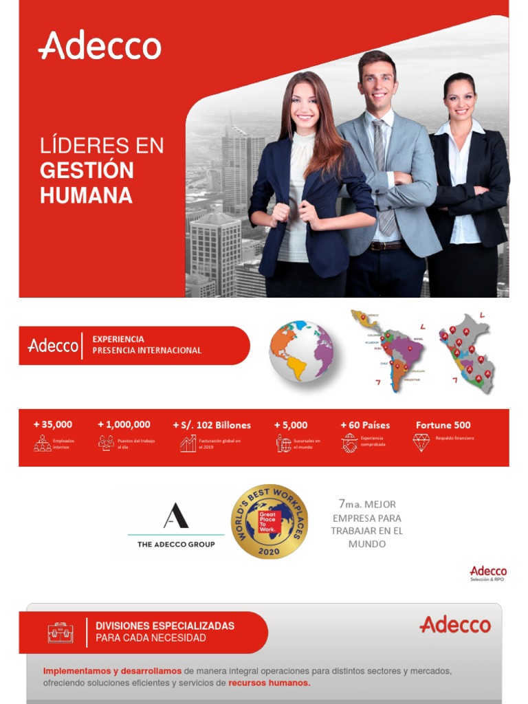 Propuesta Comercial Adecco - Ausenco - Ayudante Geologia - v2 | PDF | Outsourcing | Gestión de ...