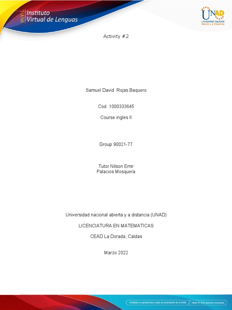 Samuel Rojas - Task 2 | PDF | Cognition | Cognitive Science
