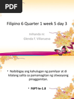 Grade 6 FILIPINO - WEEK 2 | PDF