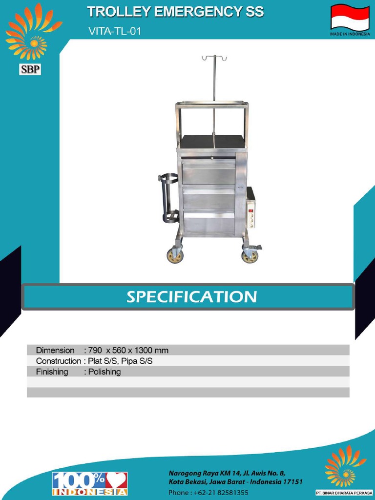 Brosur Trolley Emergency SS | PDF