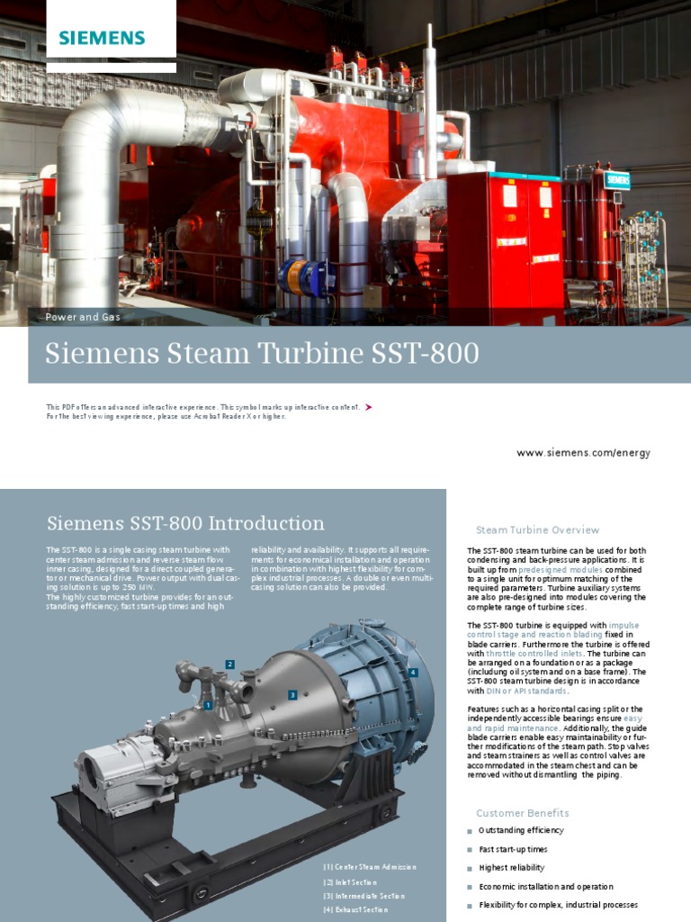 SST 800 Interactivepraes | Download Free PDF | Cogeneration | Power Station
