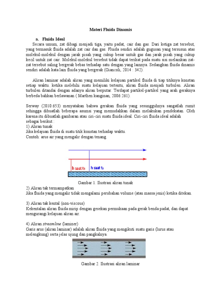 Materi Fluida Dinamis | PDF