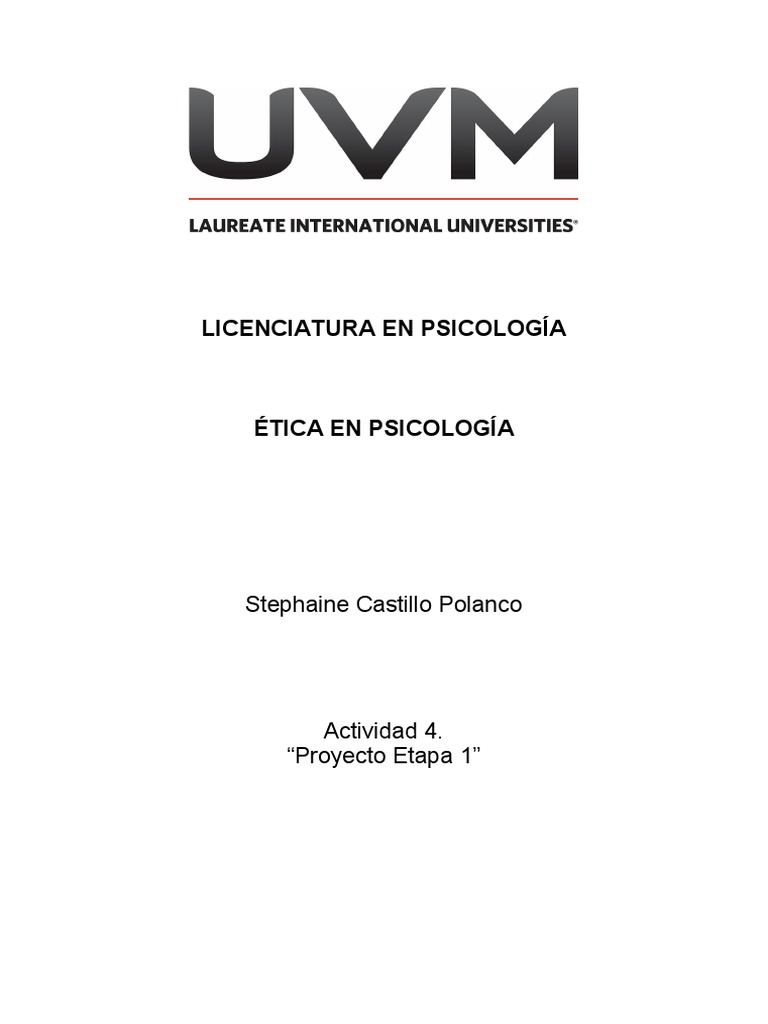 A4 SCP | PDF | Sicología | Etica Aplicada