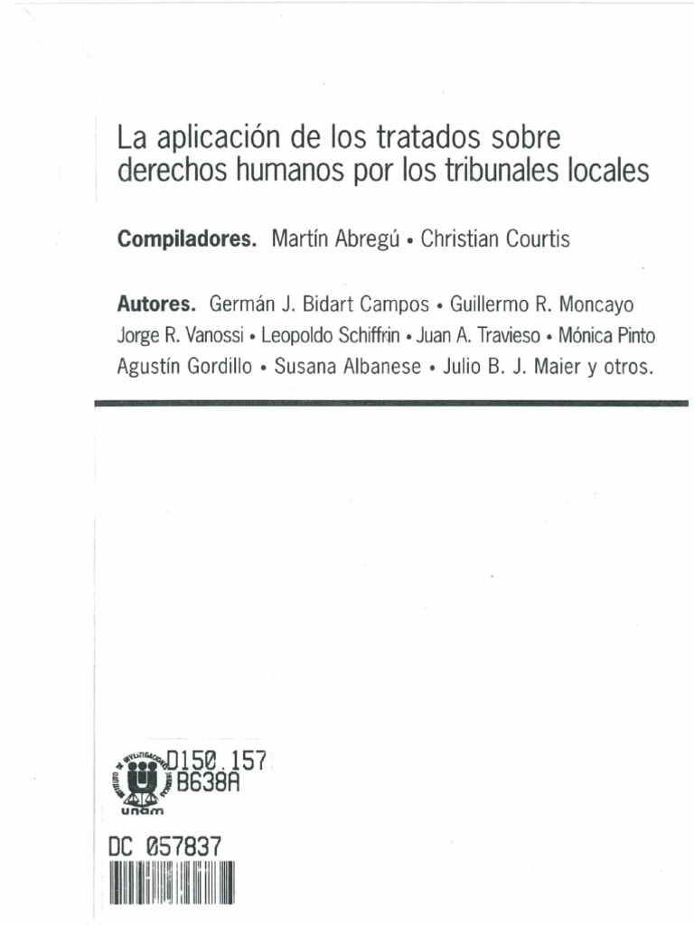 MONICA PINTO El Principio Pro Homine | PDF