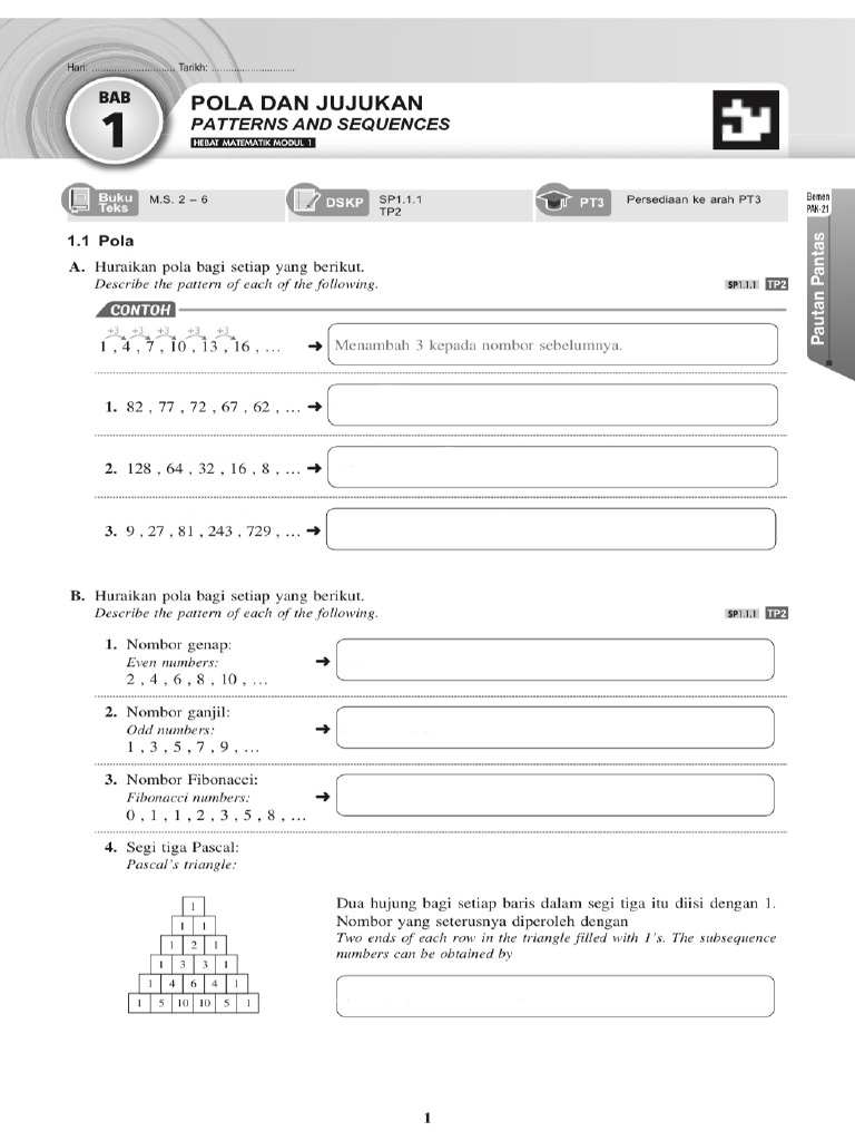 Math Form 2 Latihan ' | PDF
