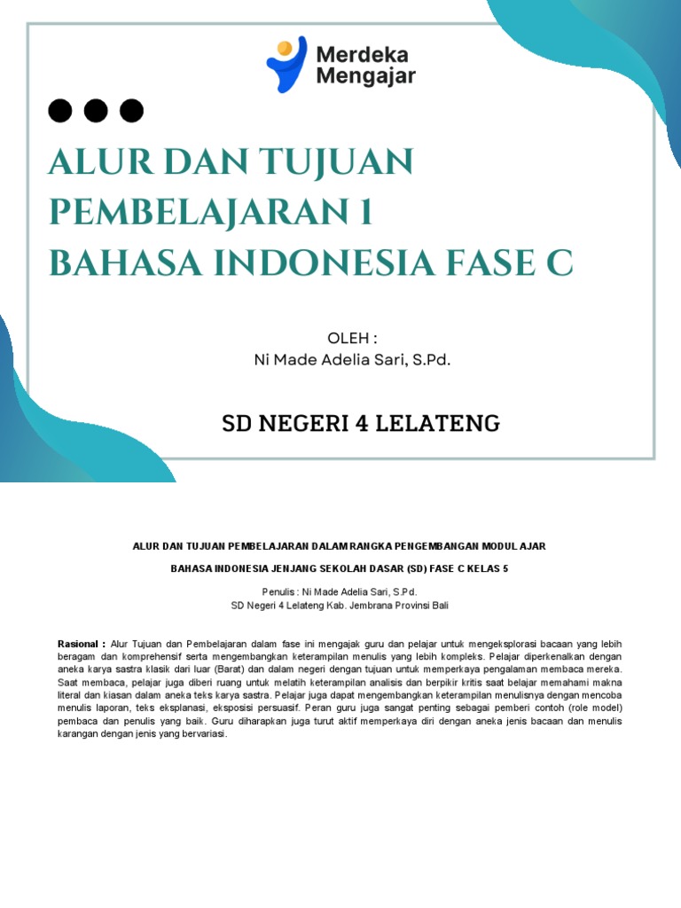 Atp B.indo Fase C | PDF