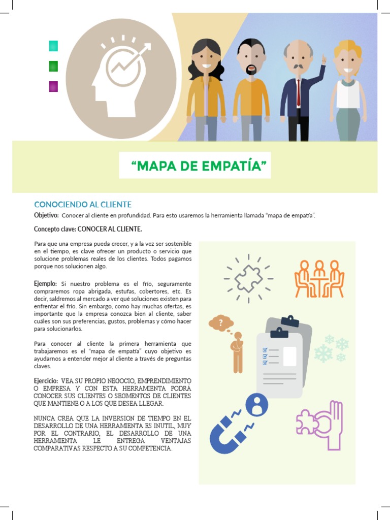 Herramienta Mapa de Empatia | PDF | Empatía | Cliente