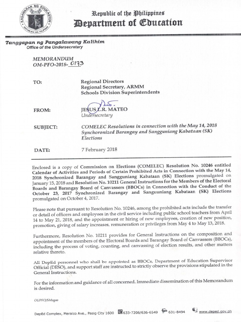 Comelec Resolutions | PDF