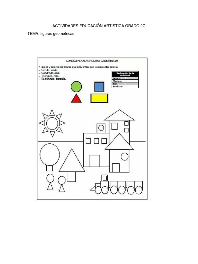 Actividades Artistica Grado 2C | PDF