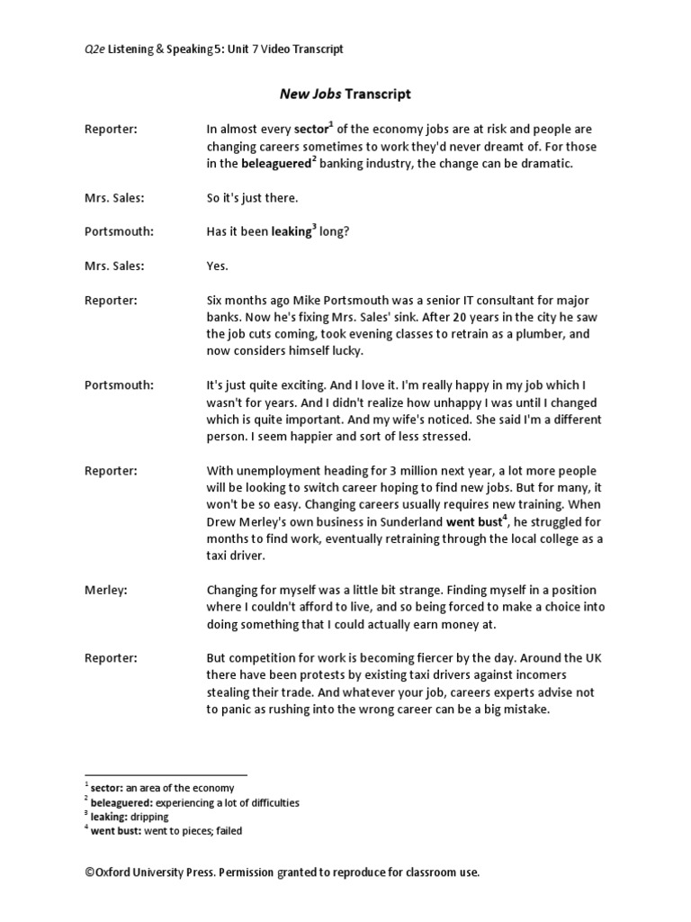 Q2e LS5 U07 VideoTranscript | PDF