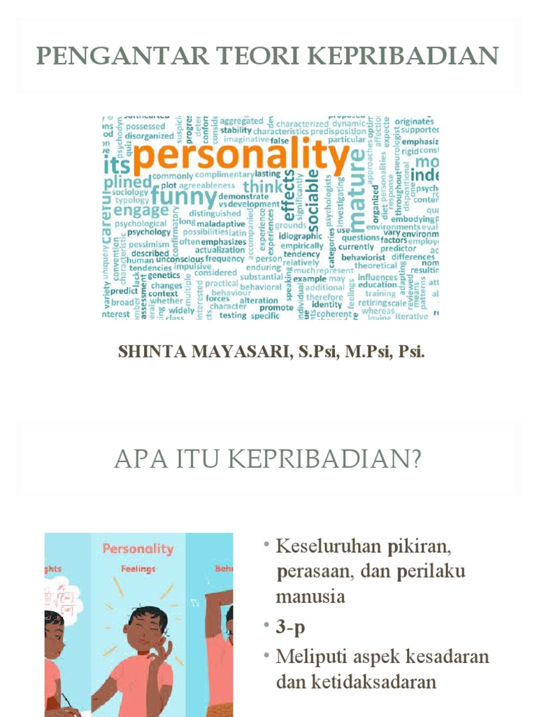 Teori Kepribadian Pdf