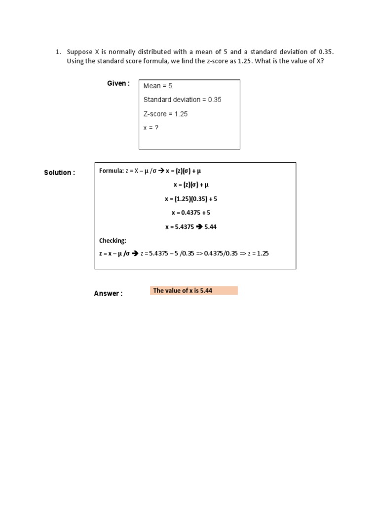 04 Task Performance 1 | PDF | Normal Distribution | Standard Score