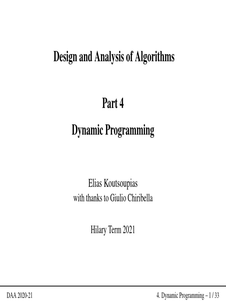 Dynamic | PDF | Dynamic Programming | Sequence Alignment Dynamic | PDF | Dynamic Programming | Sequence Alignment