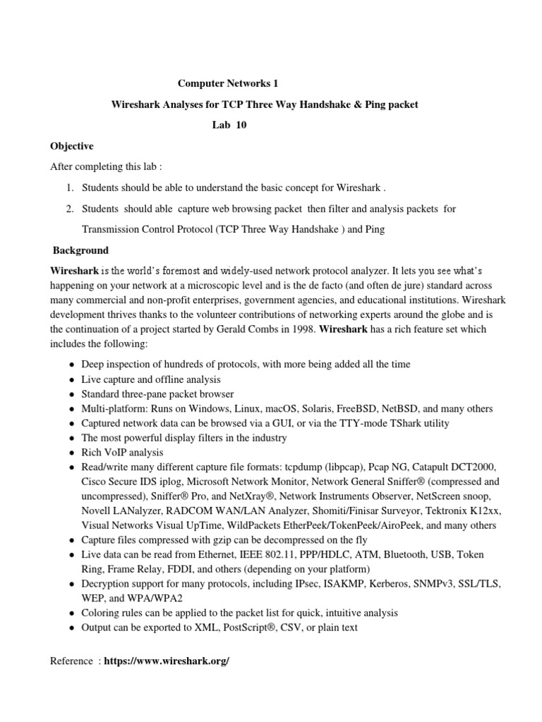 Week 11 - Wireshark Lab 10 | PDF | Port (Computer Networking) | Internet Protocol Suite