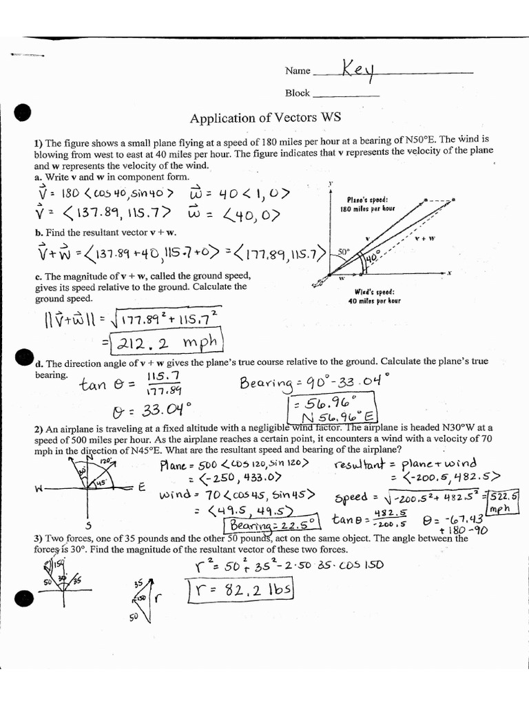 Application of vectors | PDF