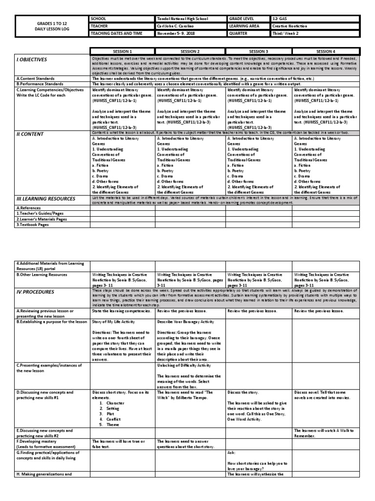 CN Week 2 Q3 | PDF | Learning | Teaching Method