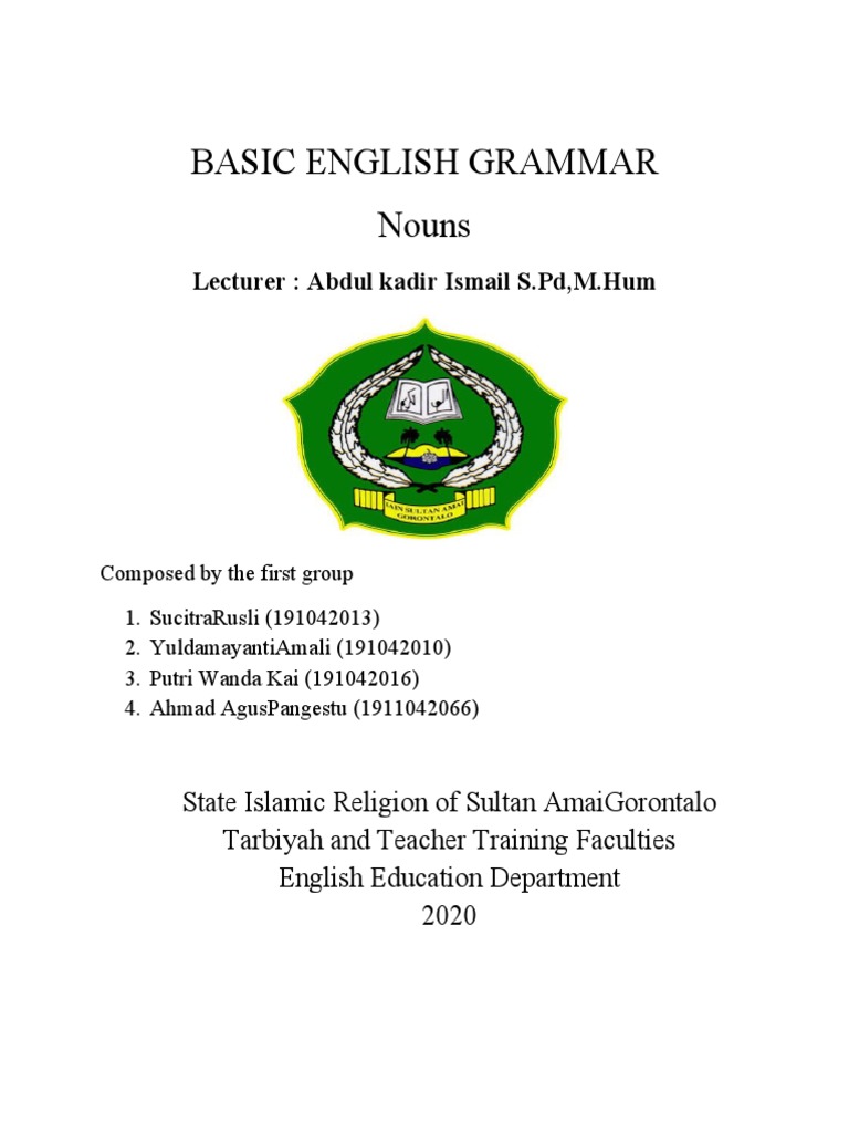 M1. Nouns | PDF | Plural | Grammatical Number