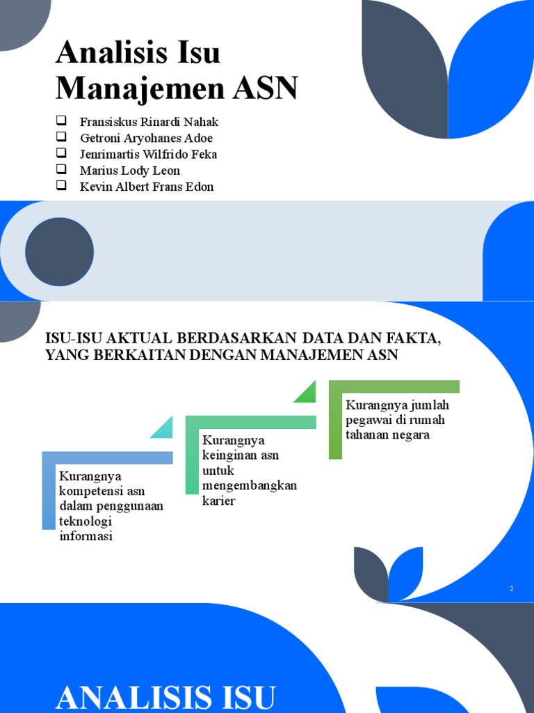 Analisis Isu Manajemen ASN | PDF