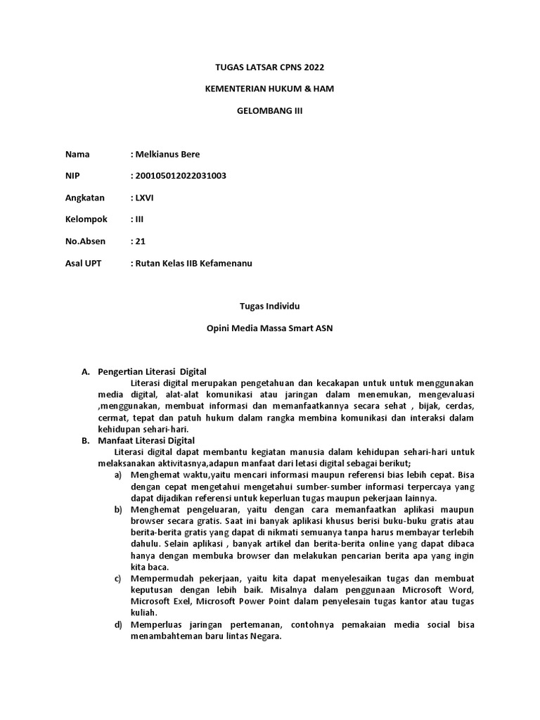 Individu12 Melki | PDF