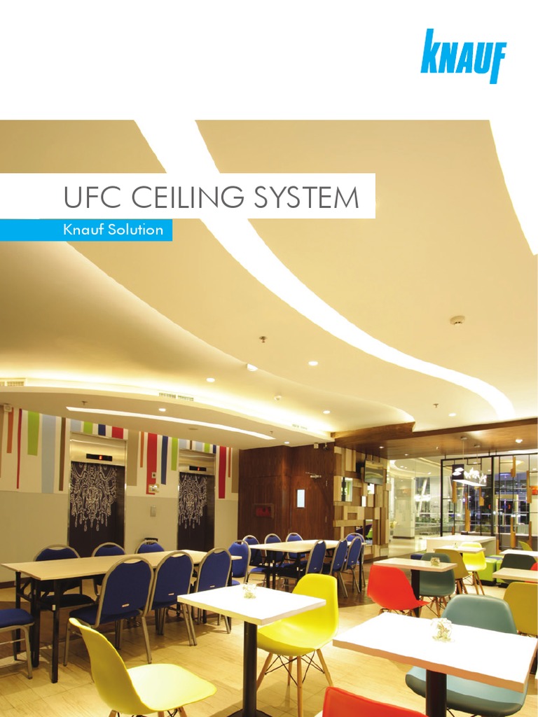 Knauf UFC Ceiling System - 2022 - EN | PDF | Drywall | Ceiling