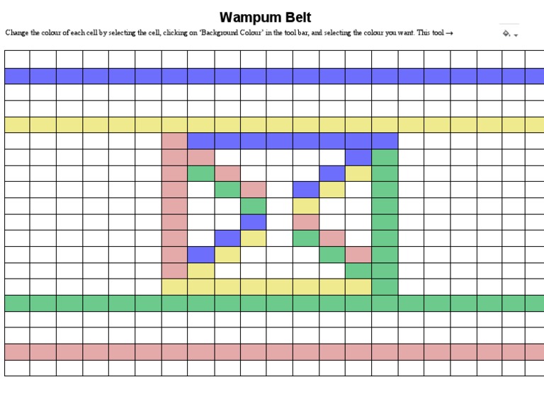Copy of Wampum Belt Template | PDF