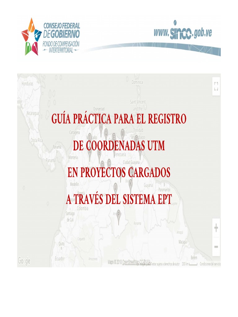 Guia Practica Generacion de Coordenadas UTM | PDF | Software | Informática