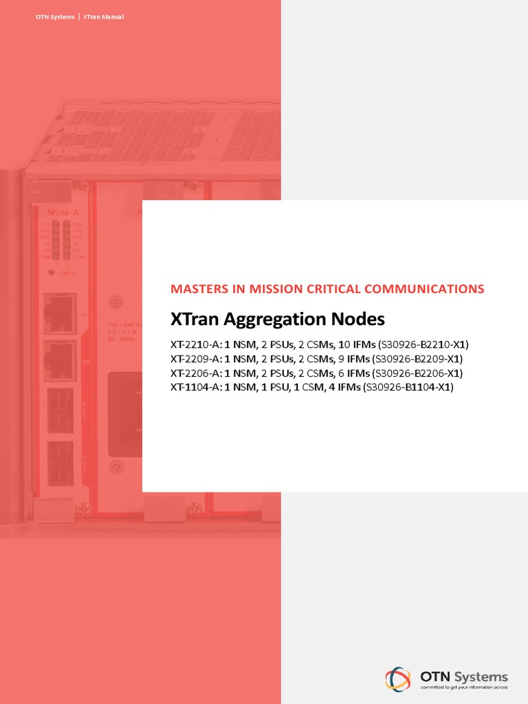M802 21 XTran Aggregation Nodes A4 E Screen | PDF | Power Supply | Computer Science